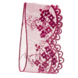 Magenta Coloured Lace | Deep Pink Lace | V V Rouleaux